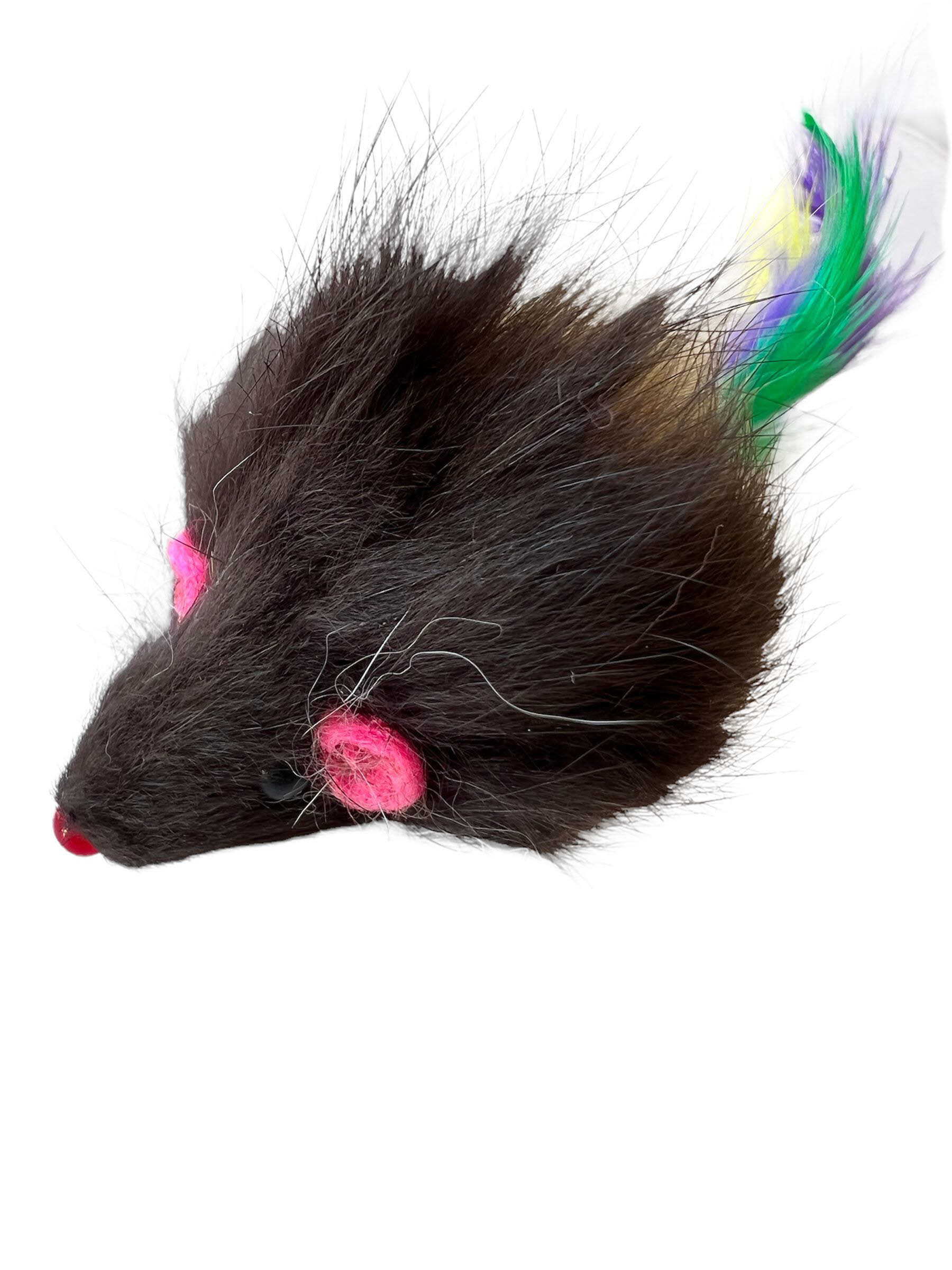 Bi-Colour Long Hair Fur Mice | 10-0447