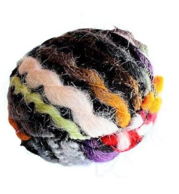 Woolly Ball - Multicoloured White 5cm | 10-00849.9