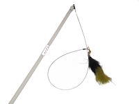 Black Leach Cat Lure with Wand | 10-1116