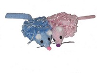 Ribbon Mice with Catnip 2 pk