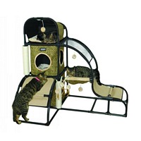 Zeez Feline Hideaway Fun House 48 x 32 x 44" | 10-0814